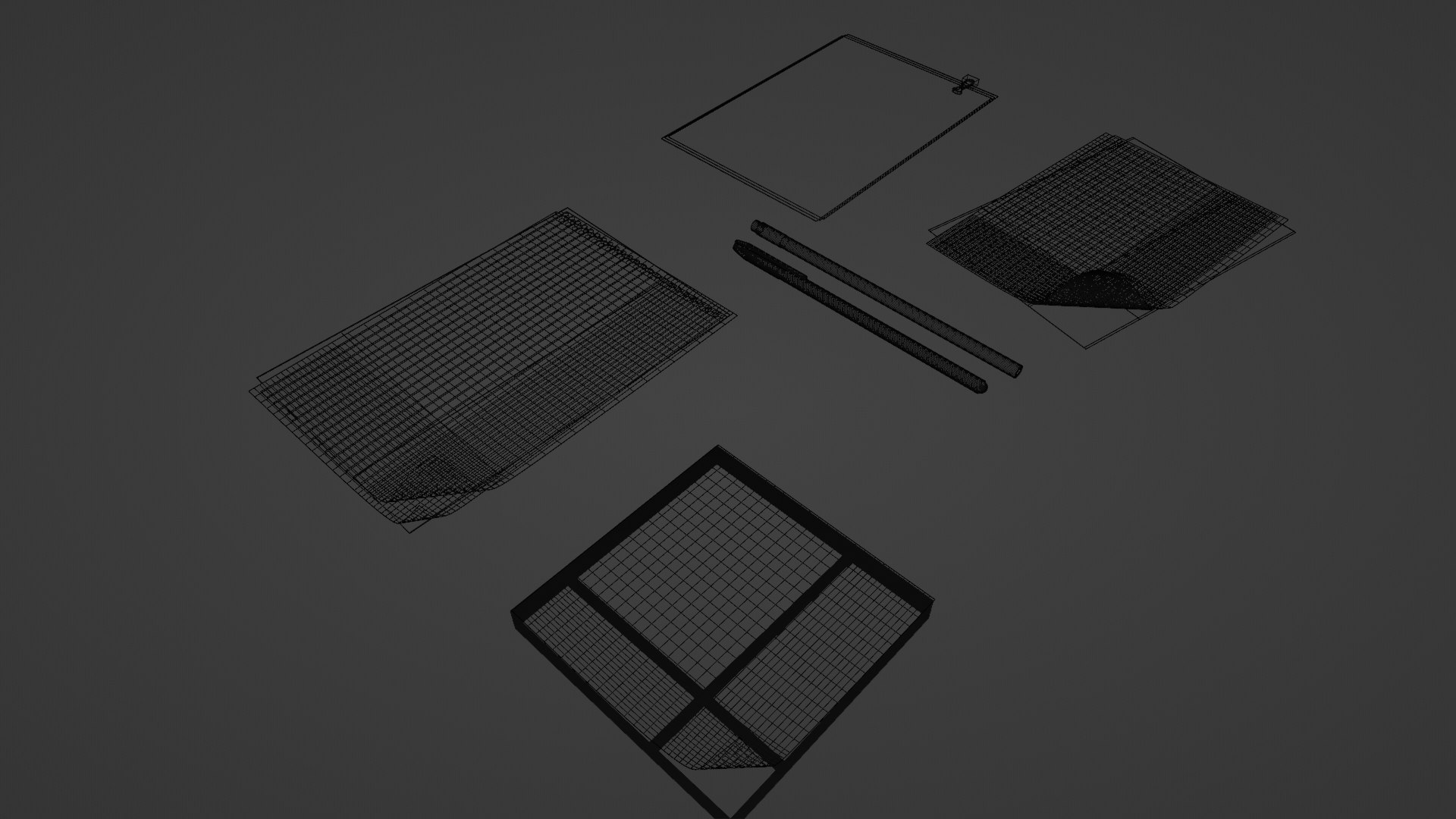 Papers Pen Pencil 3D Model - TurboSquid 1835838