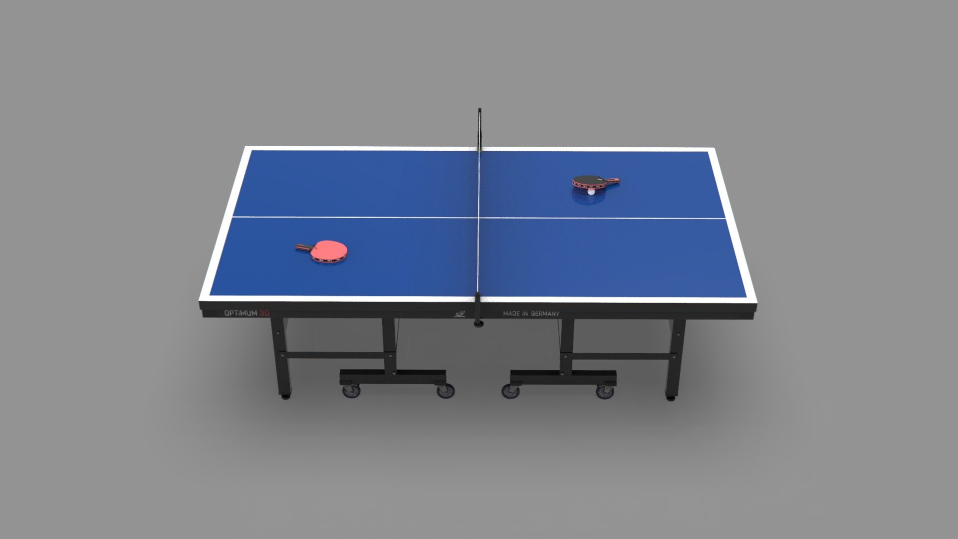 3D Ping Pong Table Model - TurboSquid 1737302