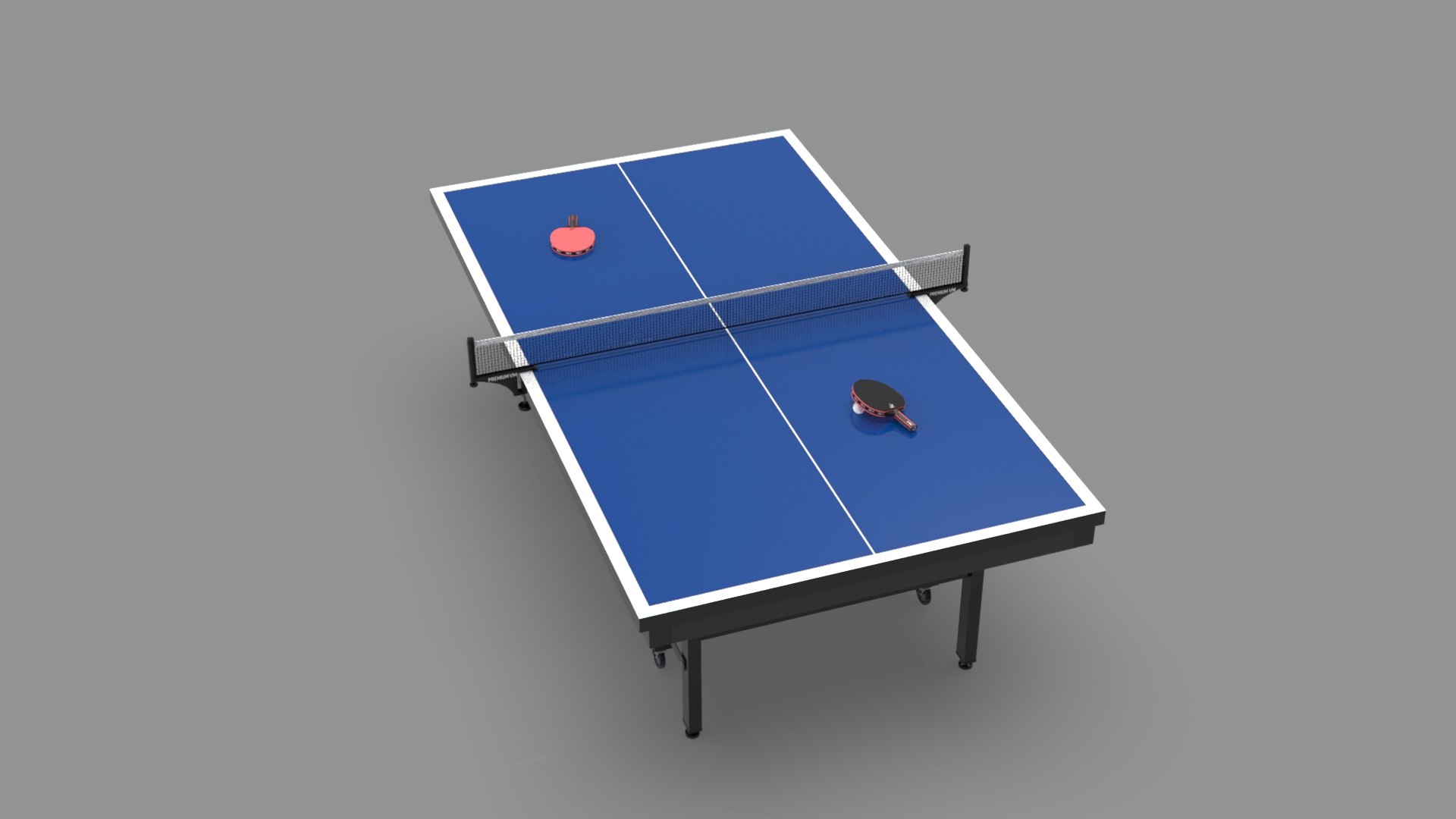 3D Ping Pong Table Model - TurboSquid 1737302