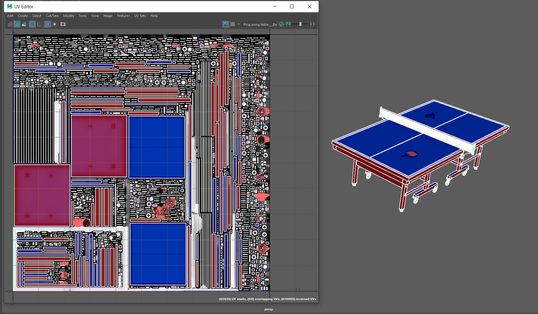 3D Ping Pong Table Model - TurboSquid 1737302