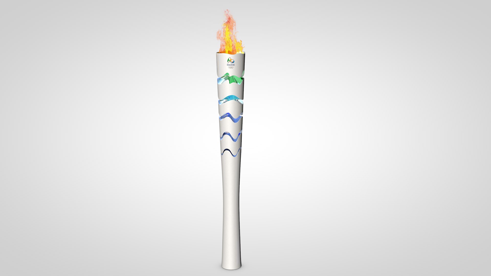 2016 olympic torch c4d
