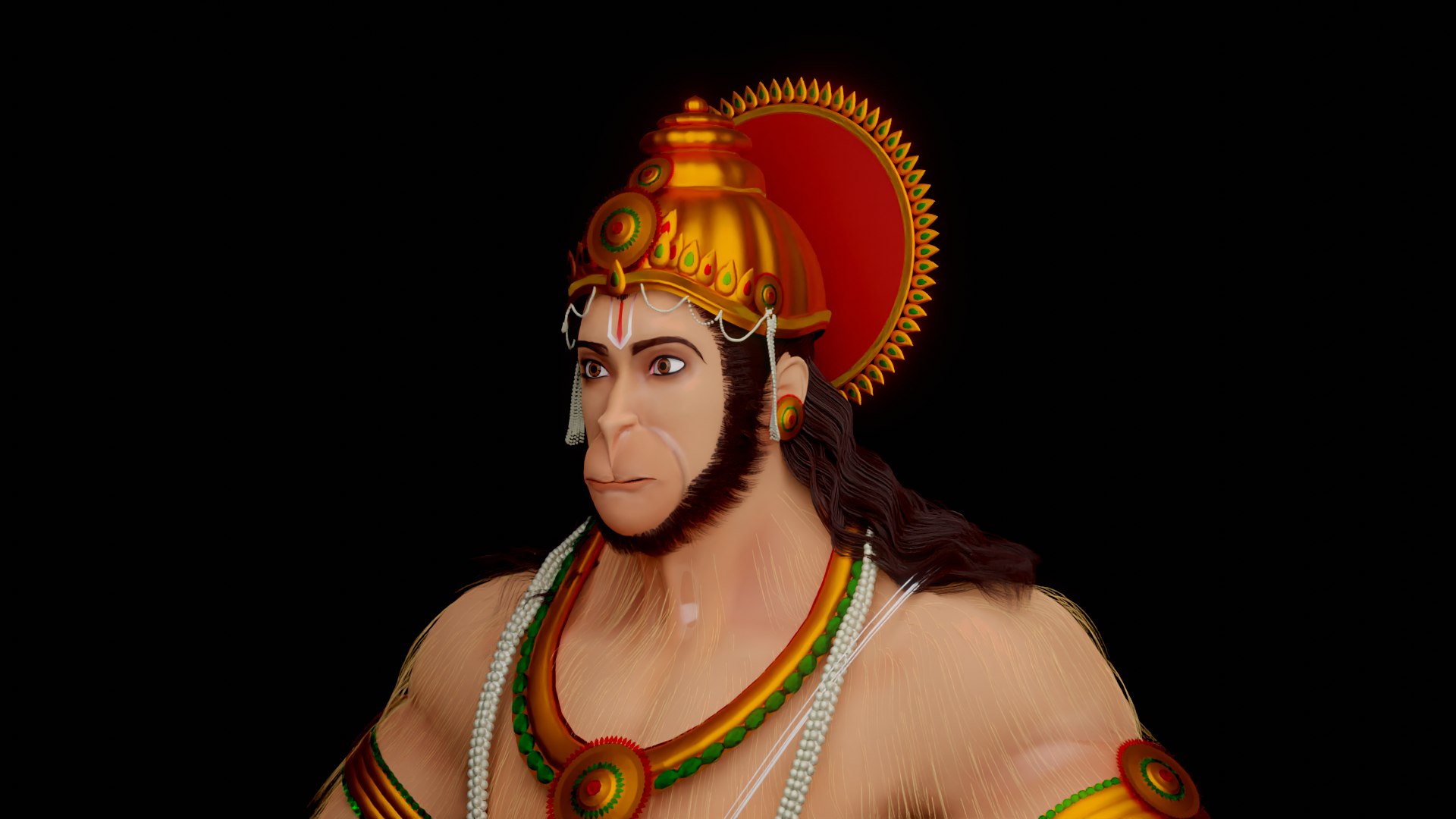 Free Hanuman From Ramayan Model - TurboSquid 2047572