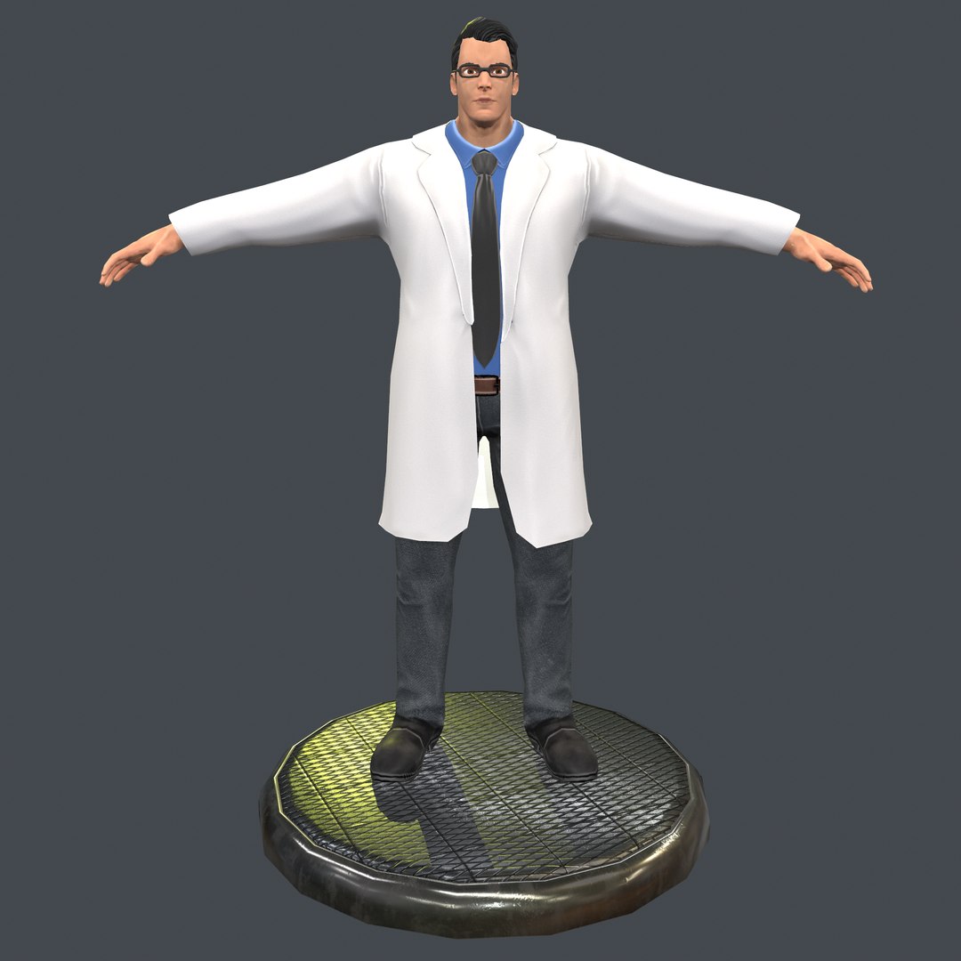 3D Doctor Model - TurboSquid 1275524