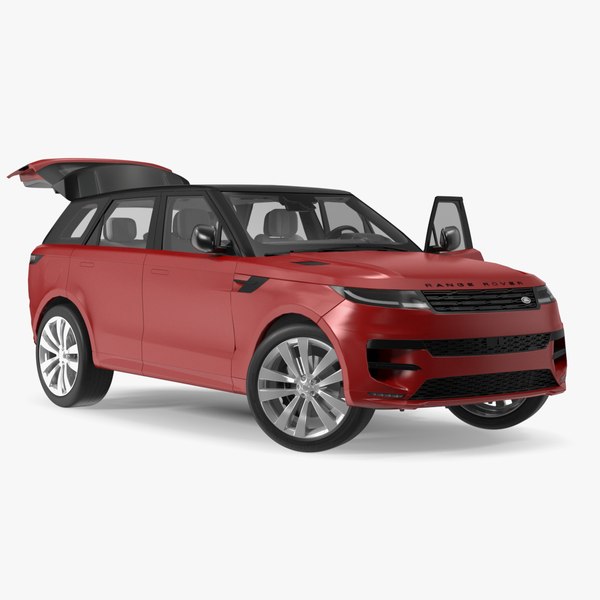 Range Rover Sport 2023 Red Rigged 3D 모델 - TurboSquid 2112959