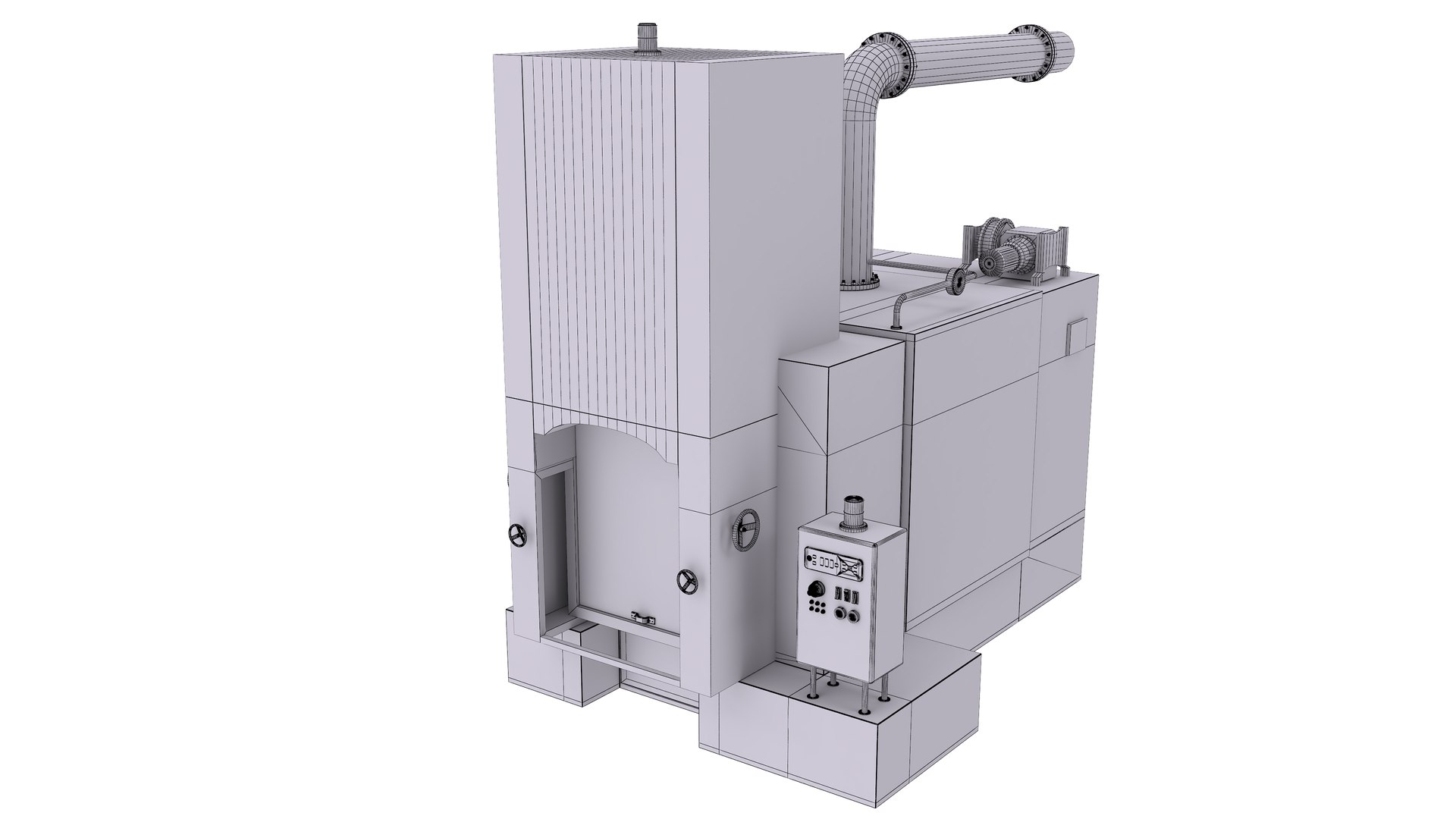 Cremation Oven 3D Model - TurboSquid 1970392