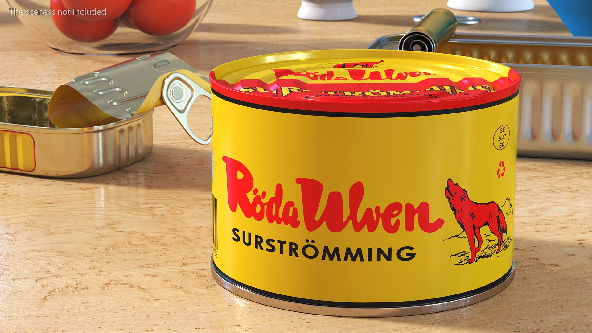 Can Of Surstromming Fermented Fish 850g 3D Model - TurboSquid 2152158