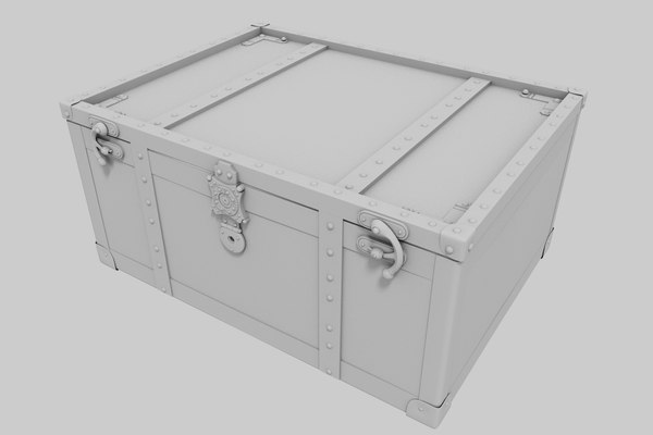 Wood box 3D model - TurboSquid 1703053