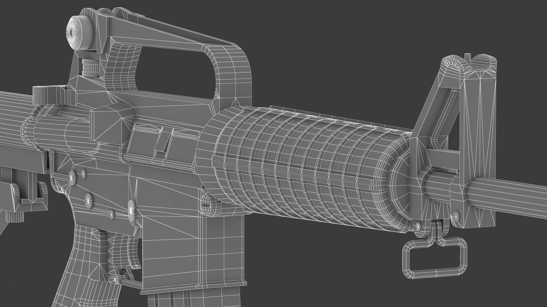 Colt AR-15 Low Poly 3D - TurboSquid 1793218