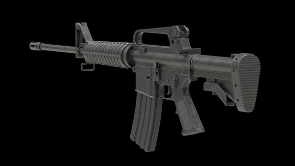 Colt AR-15 Low Poly 3D - TurboSquid 1793218