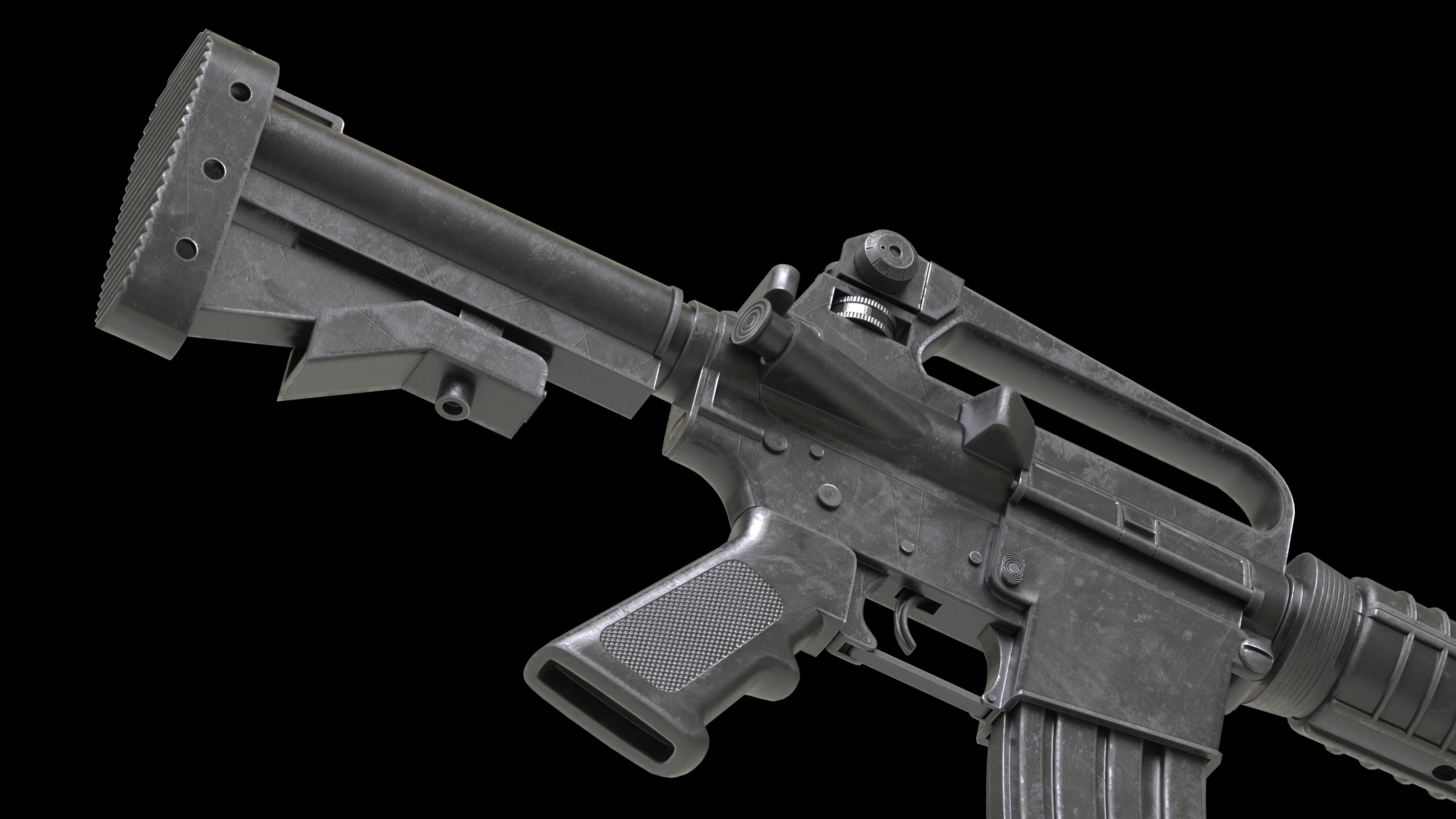Colt AR-15 Low Poly 3D - TurboSquid 1793218