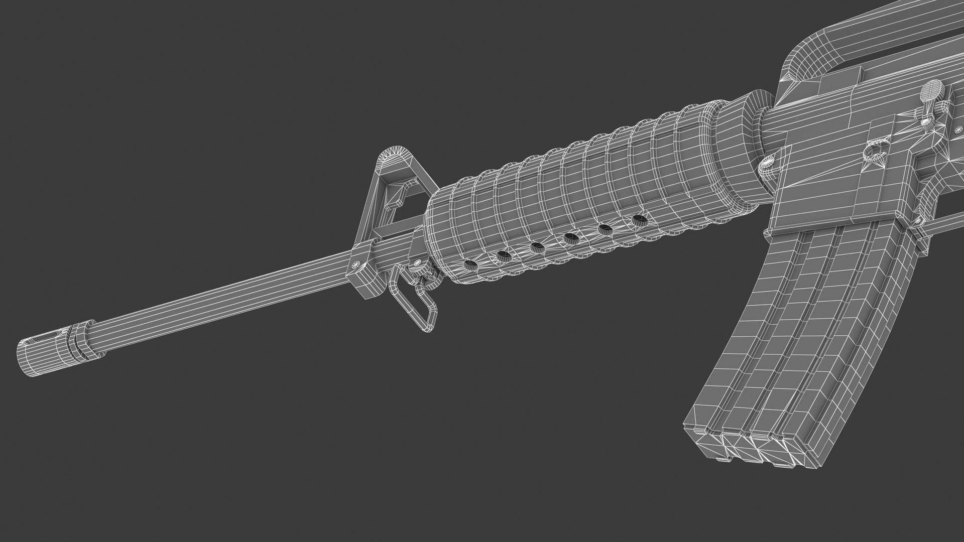 Colt AR-15 Low Poly 3D - TurboSquid 1793218