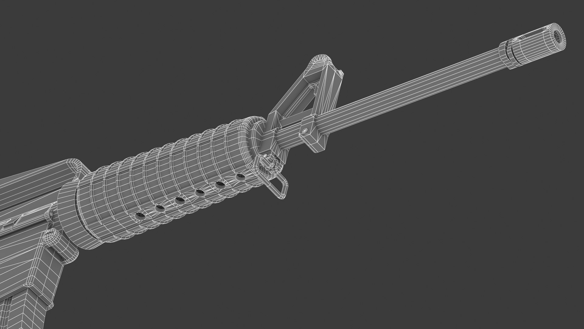 Colt AR-15 Low Poly 3D - TurboSquid 1793218