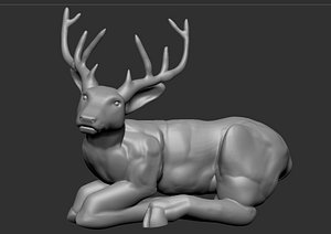 Reindeer STL Models for Download | TurboSquid