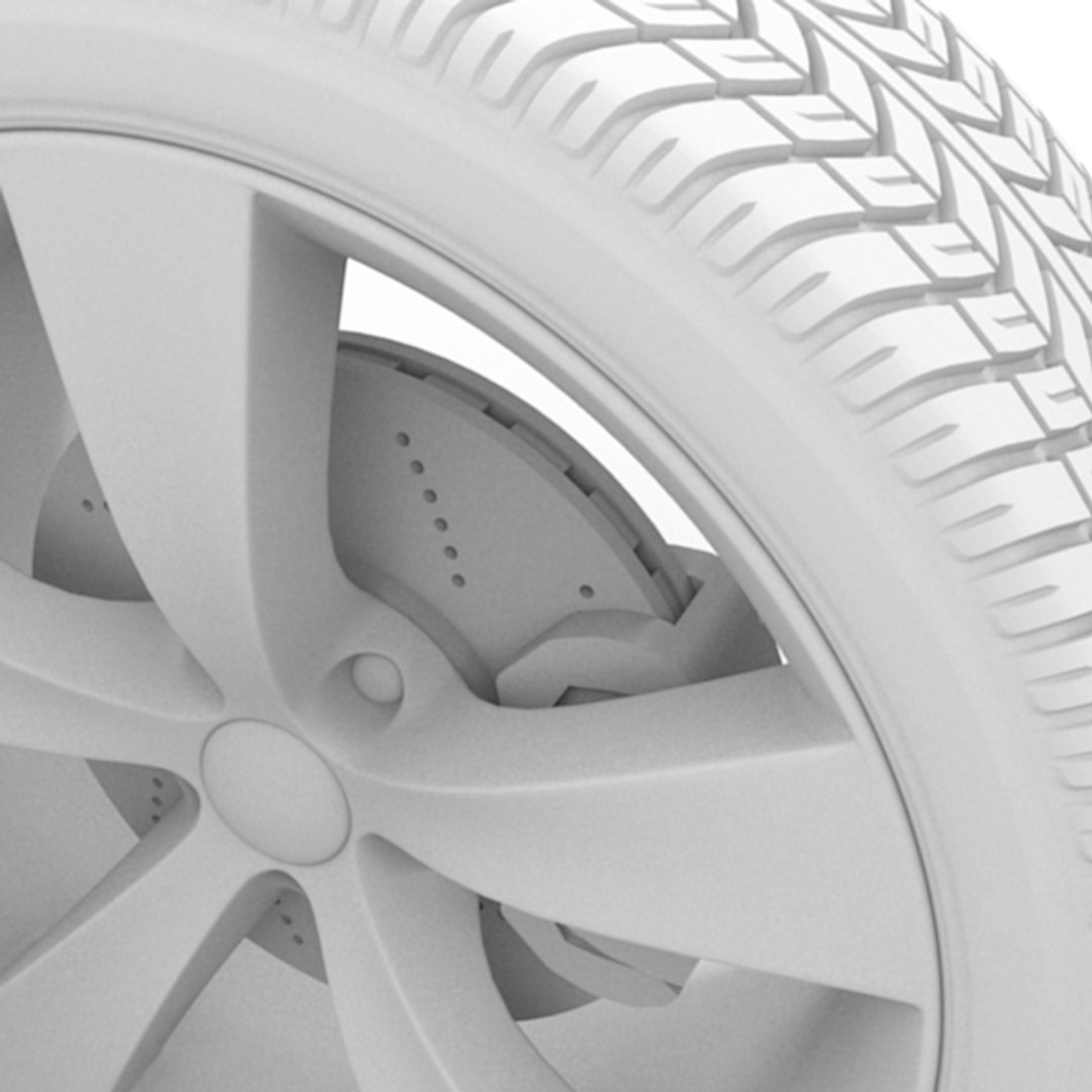 3d Wheel Dodge Dart Model