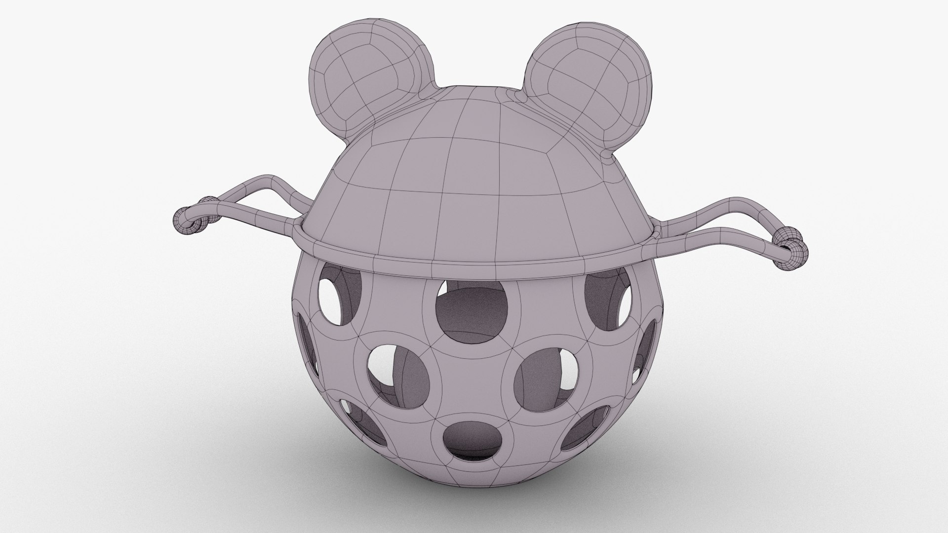 3D Baby Rattle Toy Bear model - TurboSquid 1761025