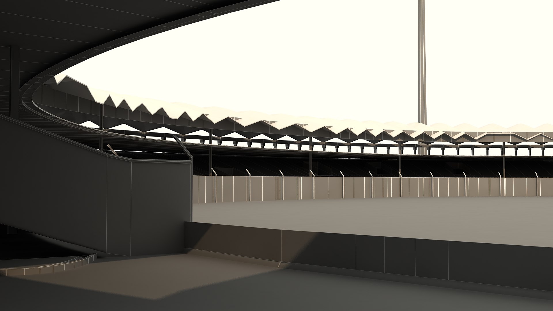 Cricket National Stadium 3D - TurboSquid 1673983