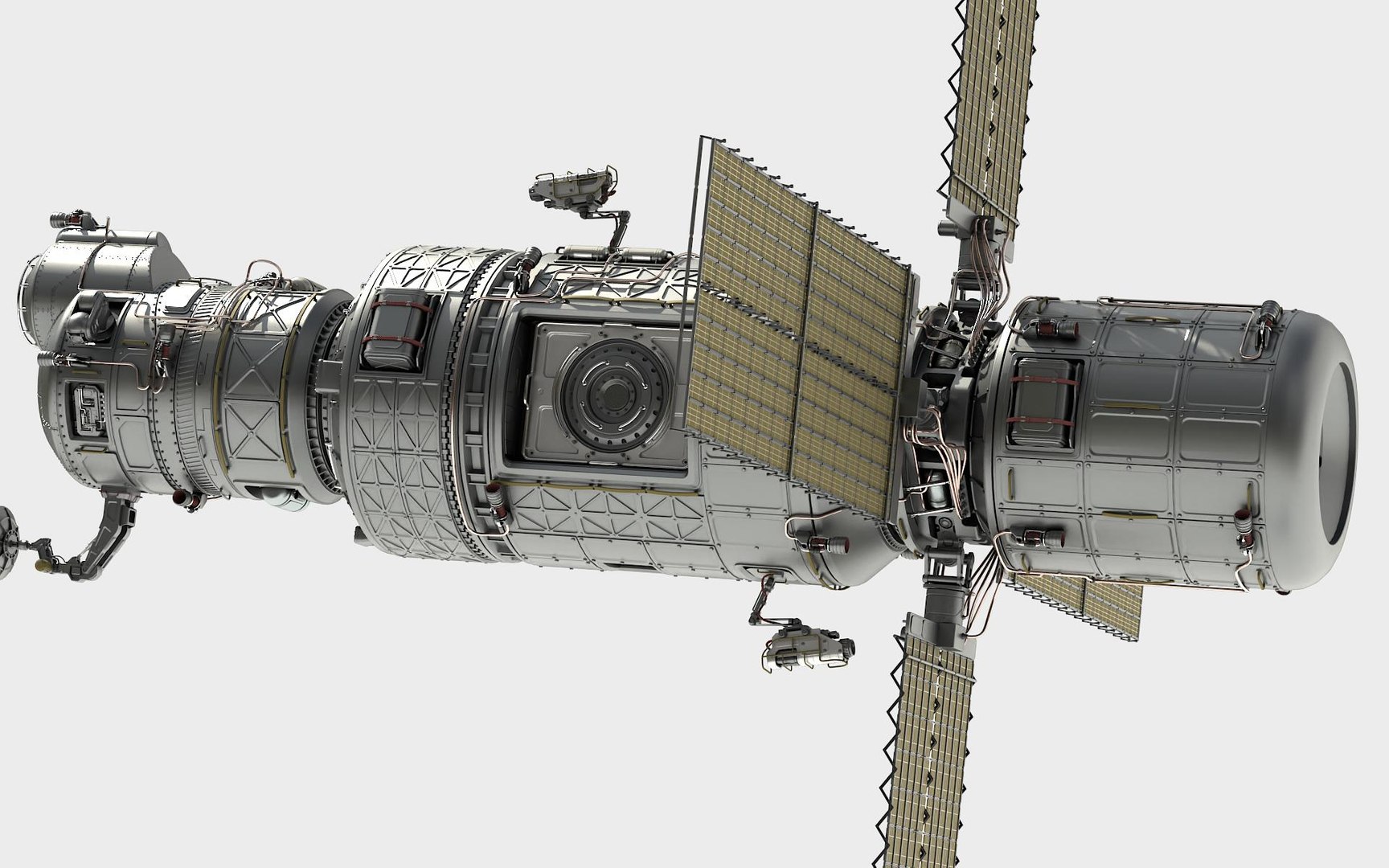 3D Scifi Spacestation model - TurboSquid 1881045