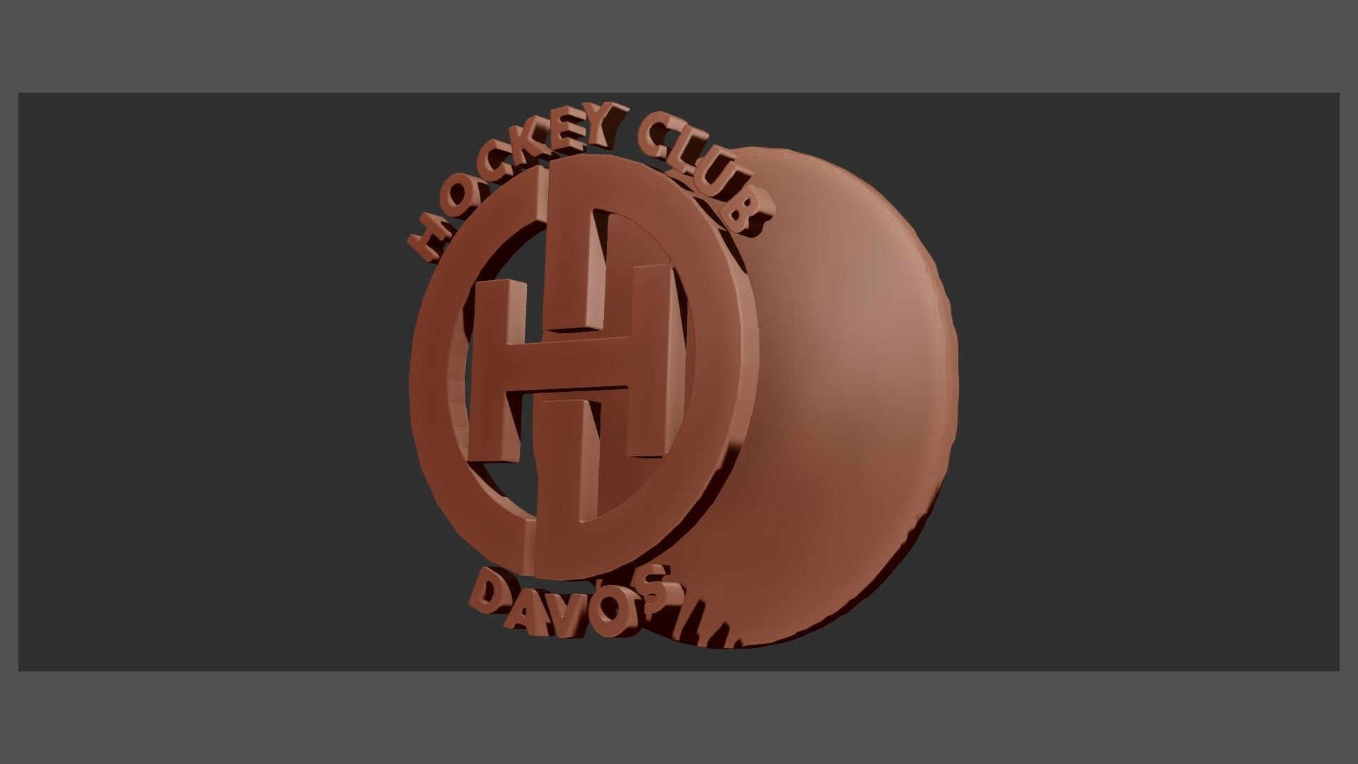 3D Model Hc Davos Printable Logo Keychan - TurboSquid 2222859