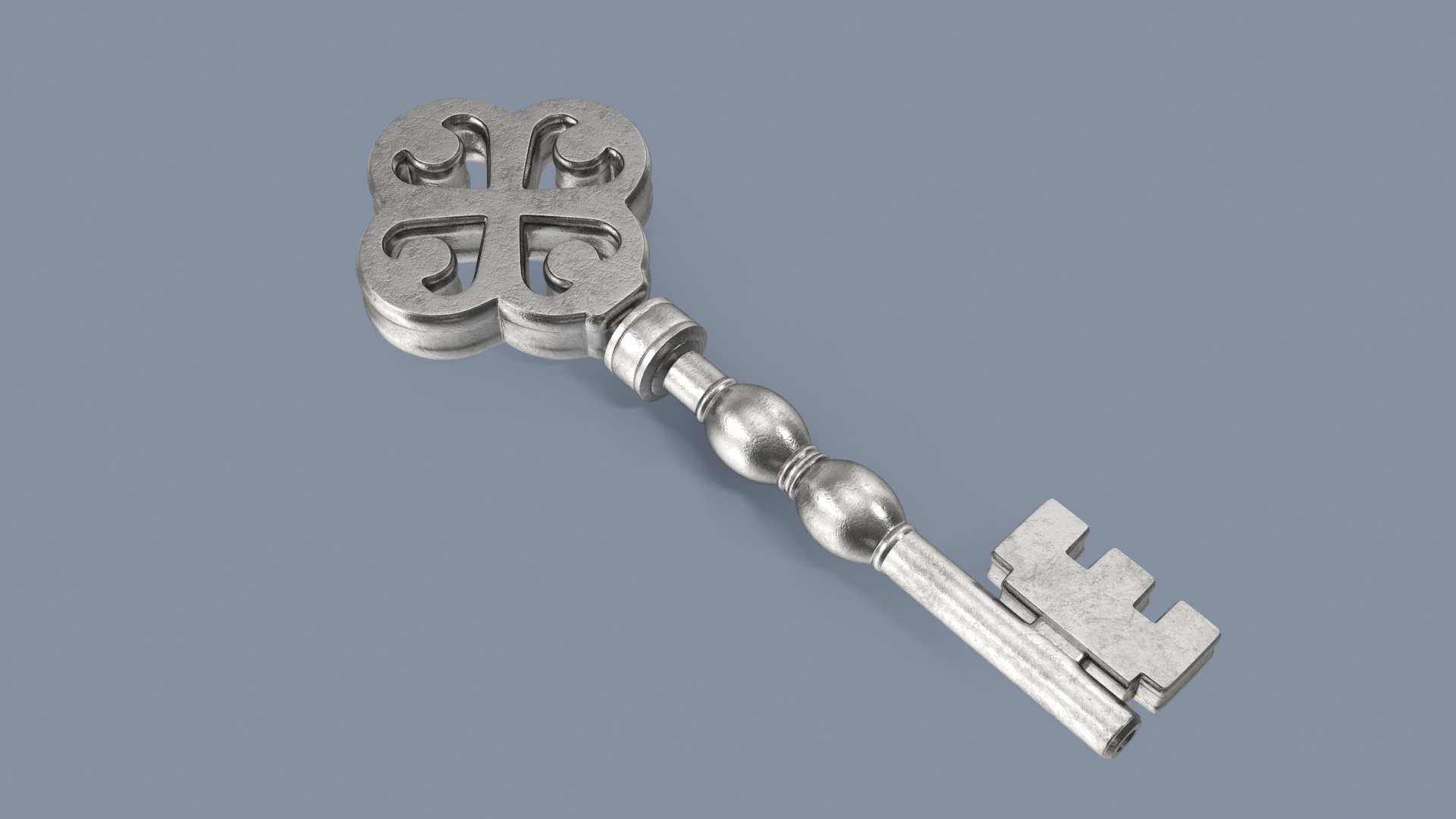 3D Key Silver 08 Model - TurboSquid 2005880