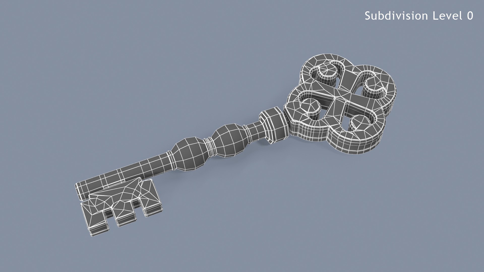 3D Key Silver 08 Model - TurboSquid 2005880