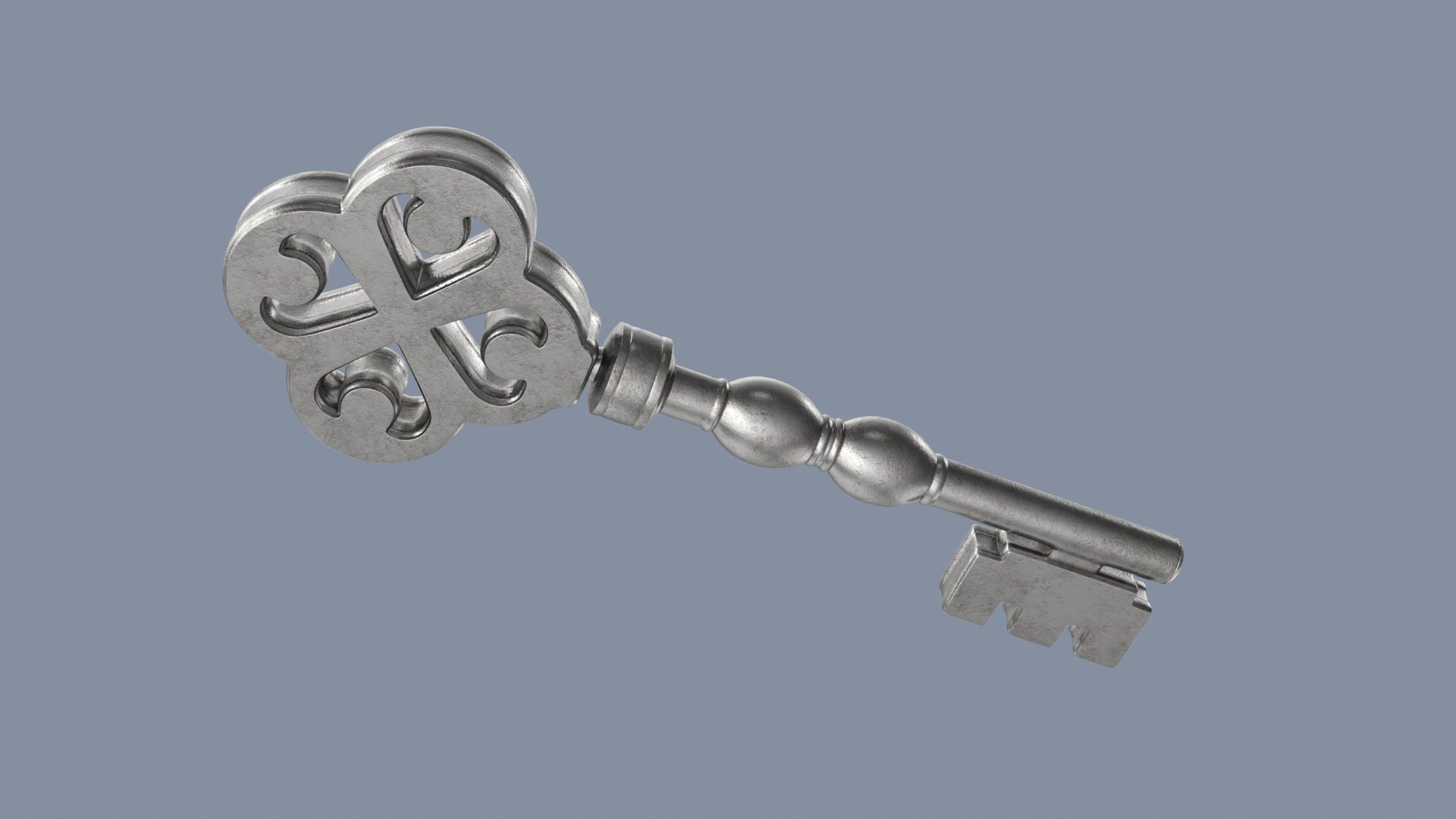 3D Key Silver 08 Model - TurboSquid 2005880