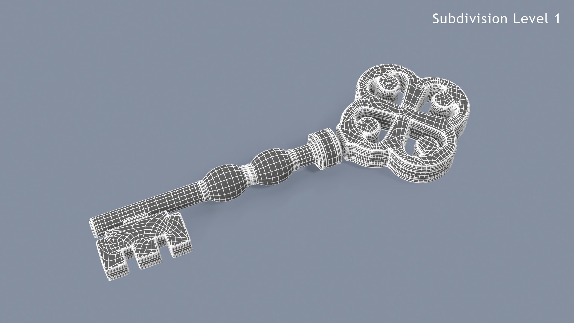 3D Key Silver 08 Model - TurboSquid 2005880