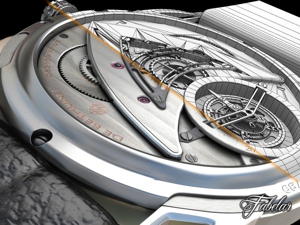 watch wristwatch animation 3d model