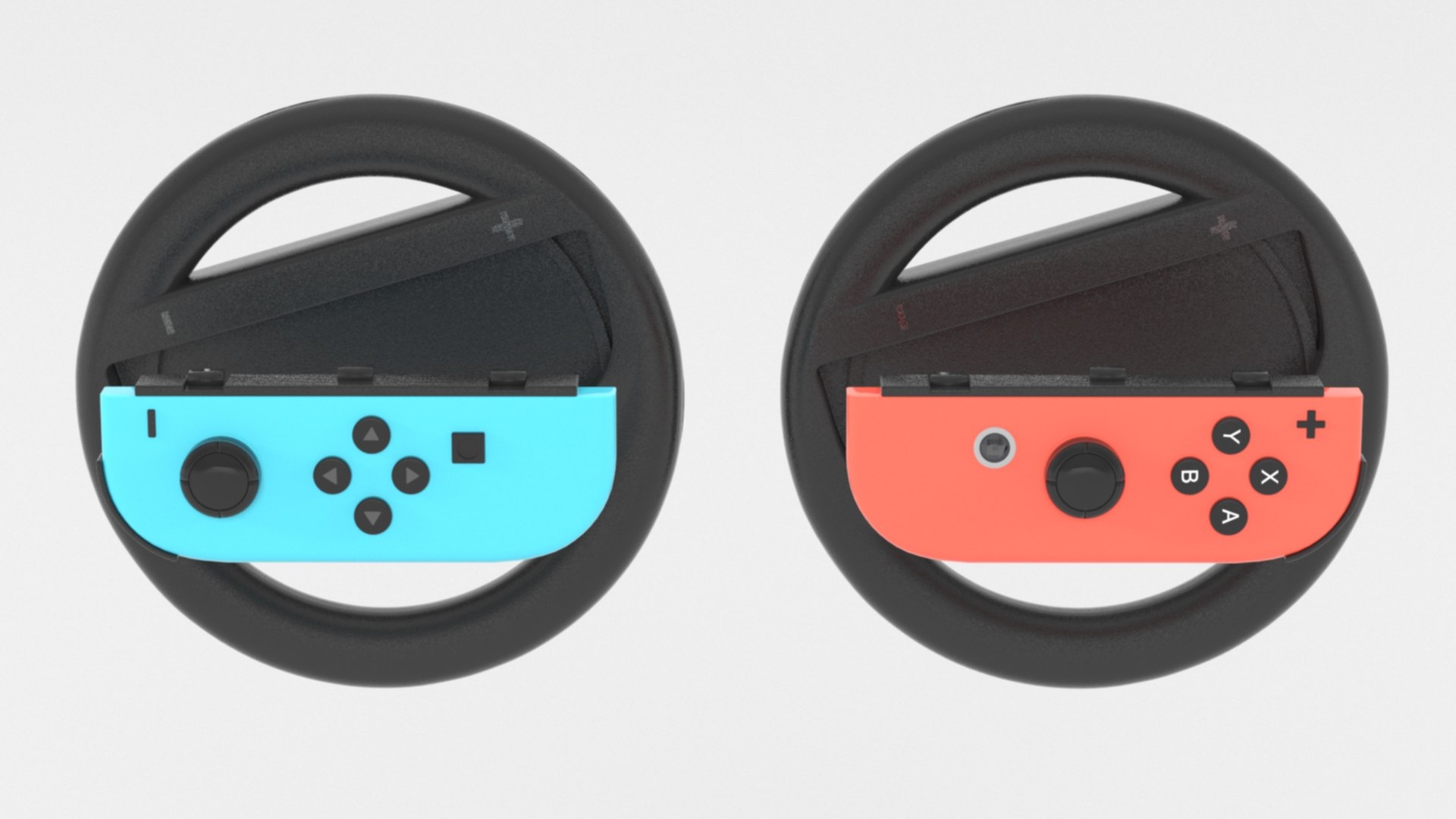 3D Model Nintendo Switch Joy-Con Wheel Accessory Pair - TurboSquid 2334202