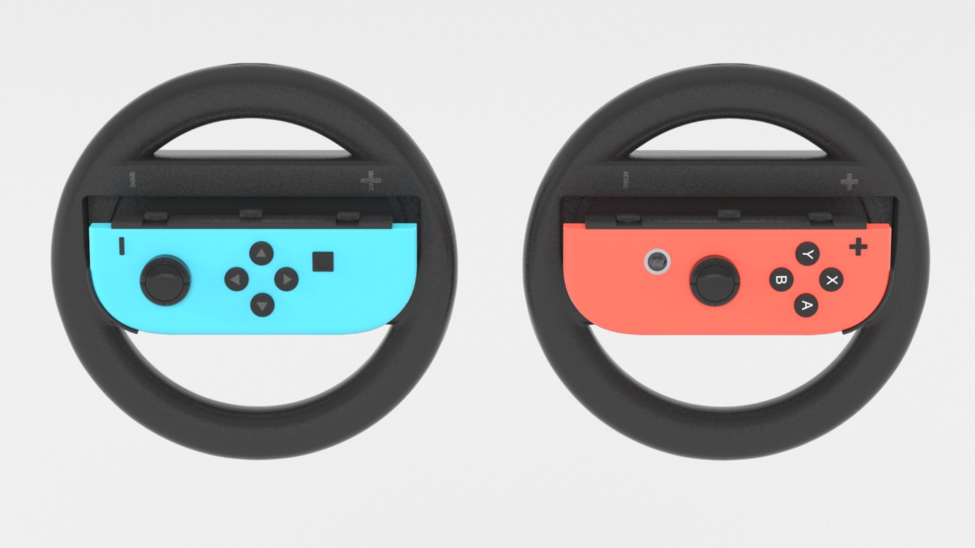 3D Model Nintendo Switch Joy-Con Wheel Accessory Pair - TurboSquid 2334202