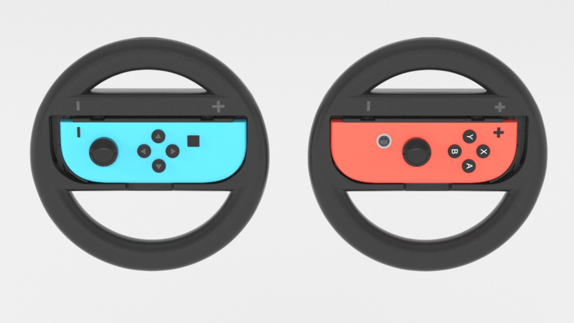 3D Model Nintendo Switch Joy-Con Wheel Accessory Pair - TurboSquid 2334202