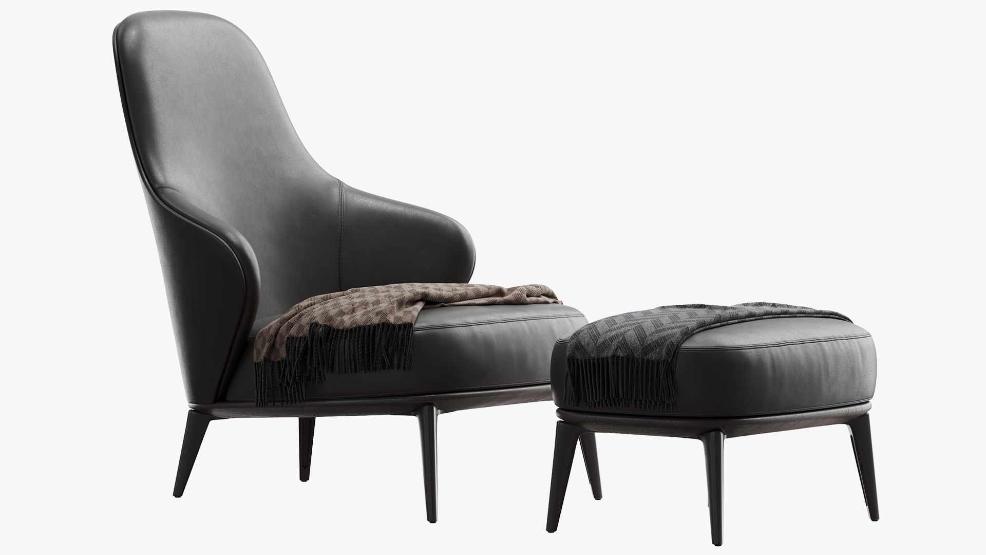 LESLIE Armchair By MINOTTI 3D Model - TurboSquid 2007325