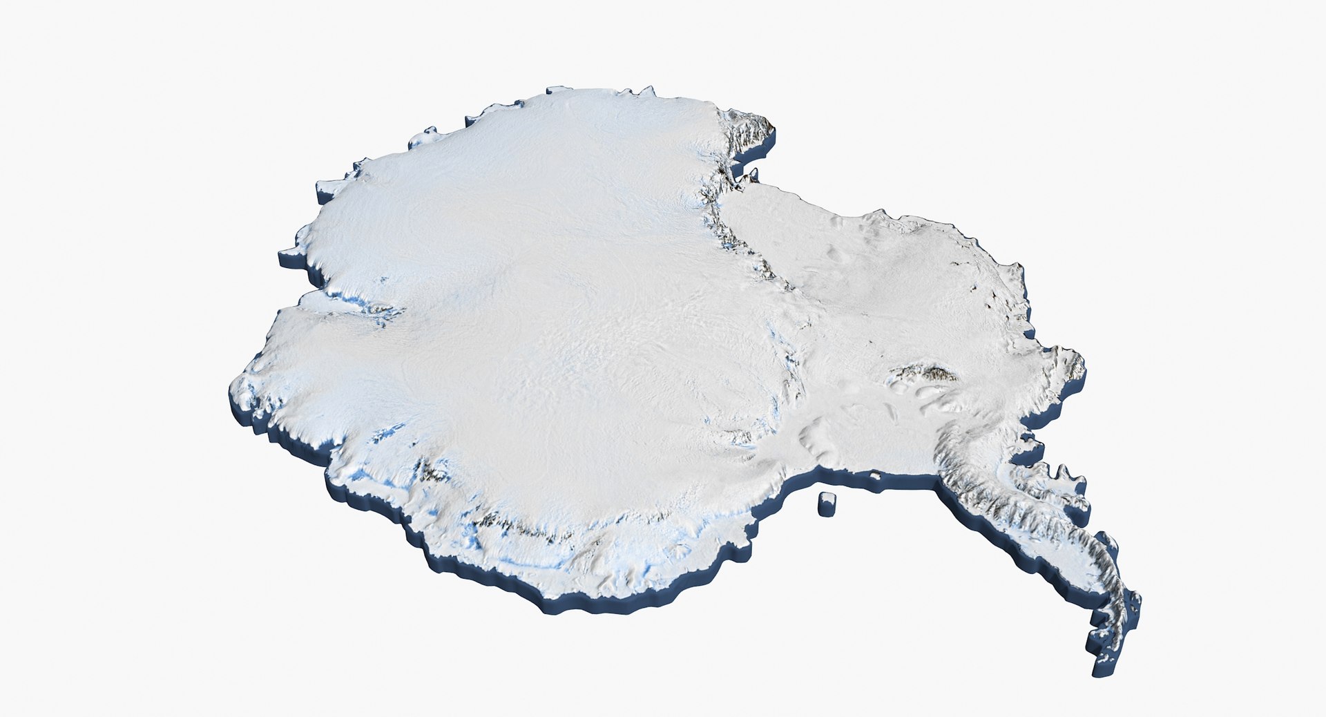 3D Antarctica Continent - TurboSquid 1377561