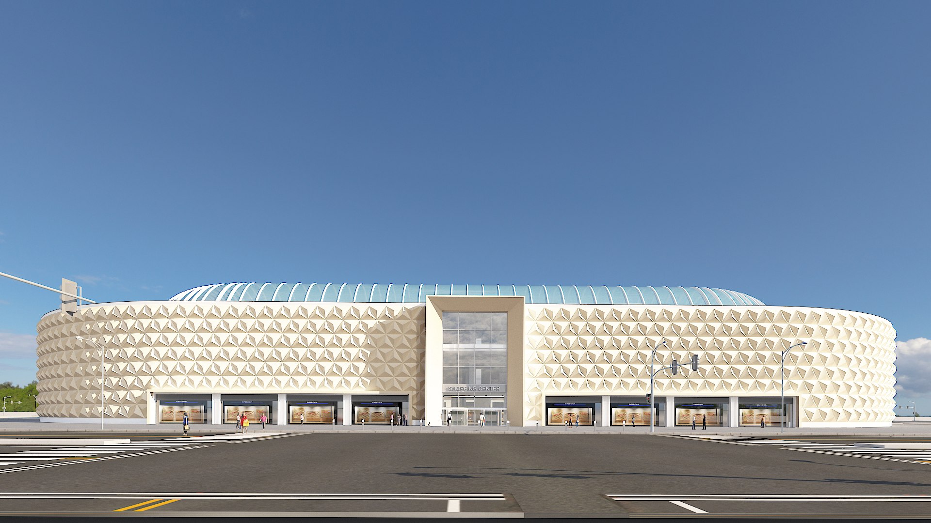 Centre 3 Interior Exterior 3D - TurboSquid 1655410