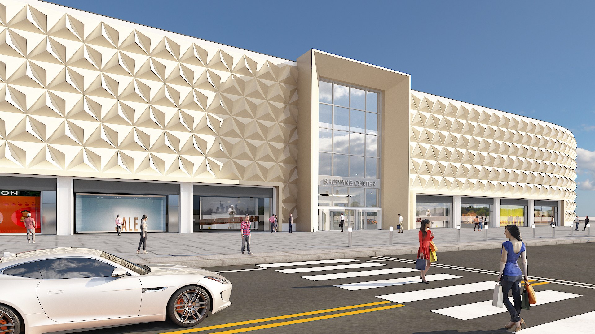 Centre 3 Interior Exterior 3D - TurboSquid 1655410