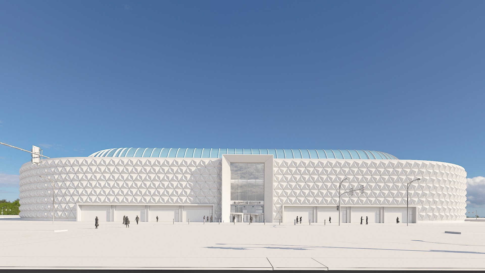 Centre 3 Interior Exterior 3D - TurboSquid 1655410