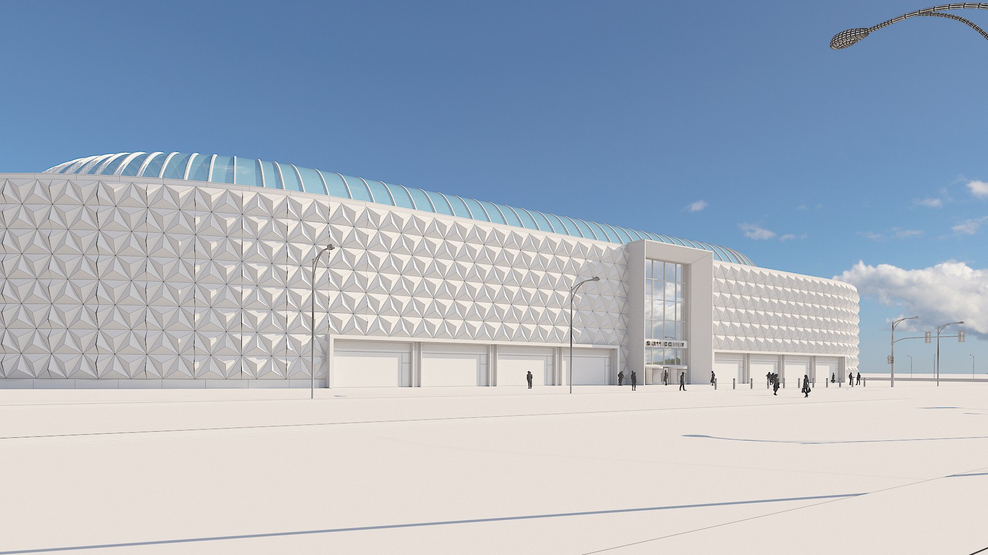 Centre 3 Interior Exterior 3D - TurboSquid 1655410