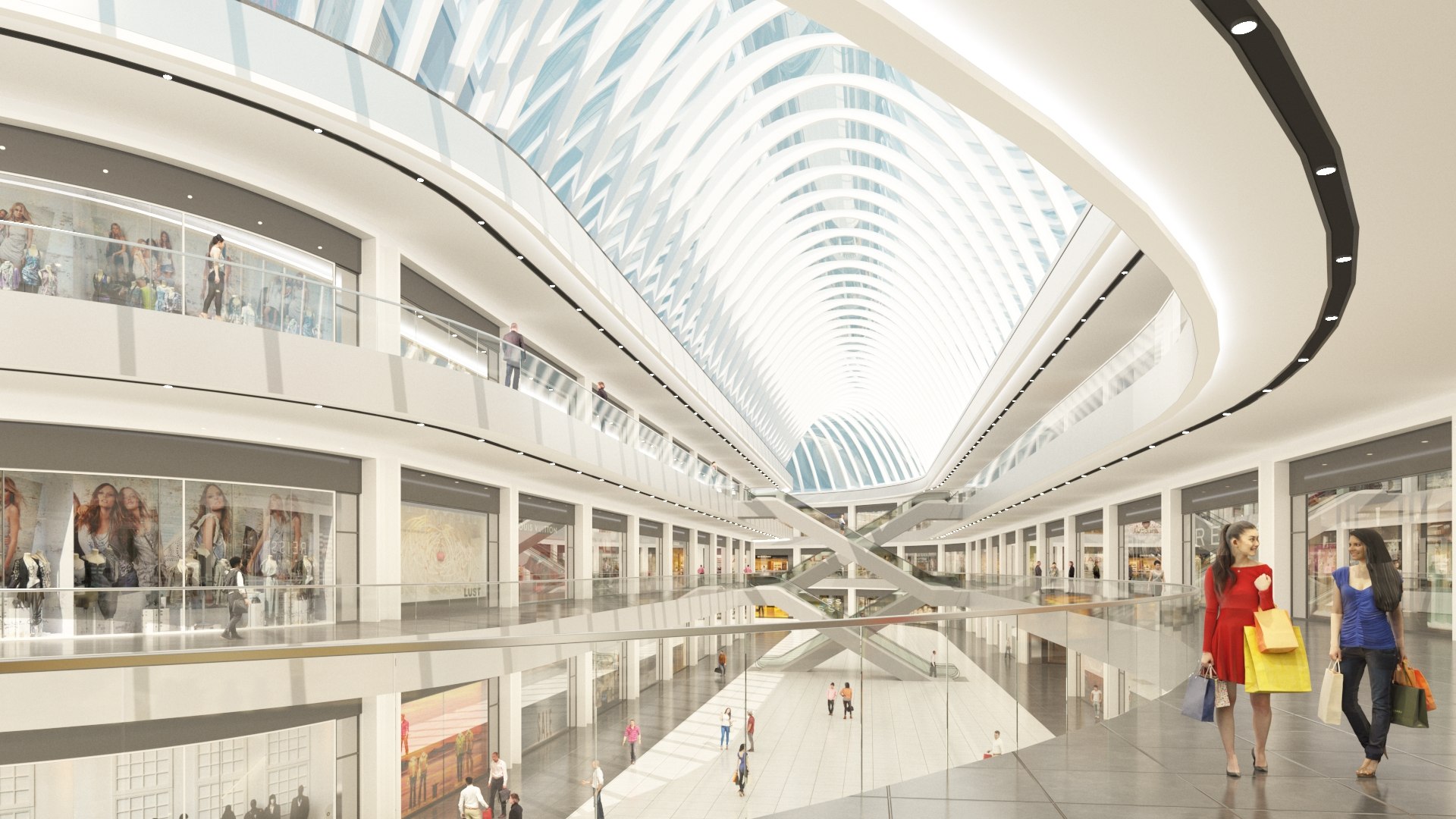 Centre 3 Interior Exterior 3D - TurboSquid 1655410