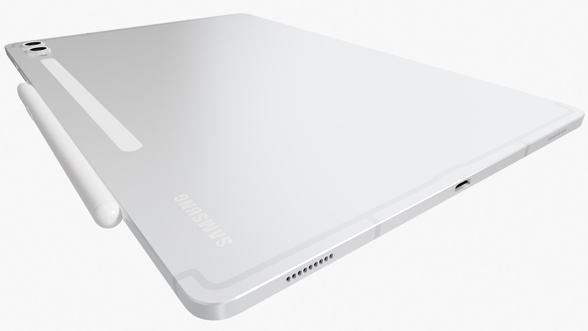 3D Model Samsung Galaxy Tab S10 Plus Silver - TurboSquid 2291844