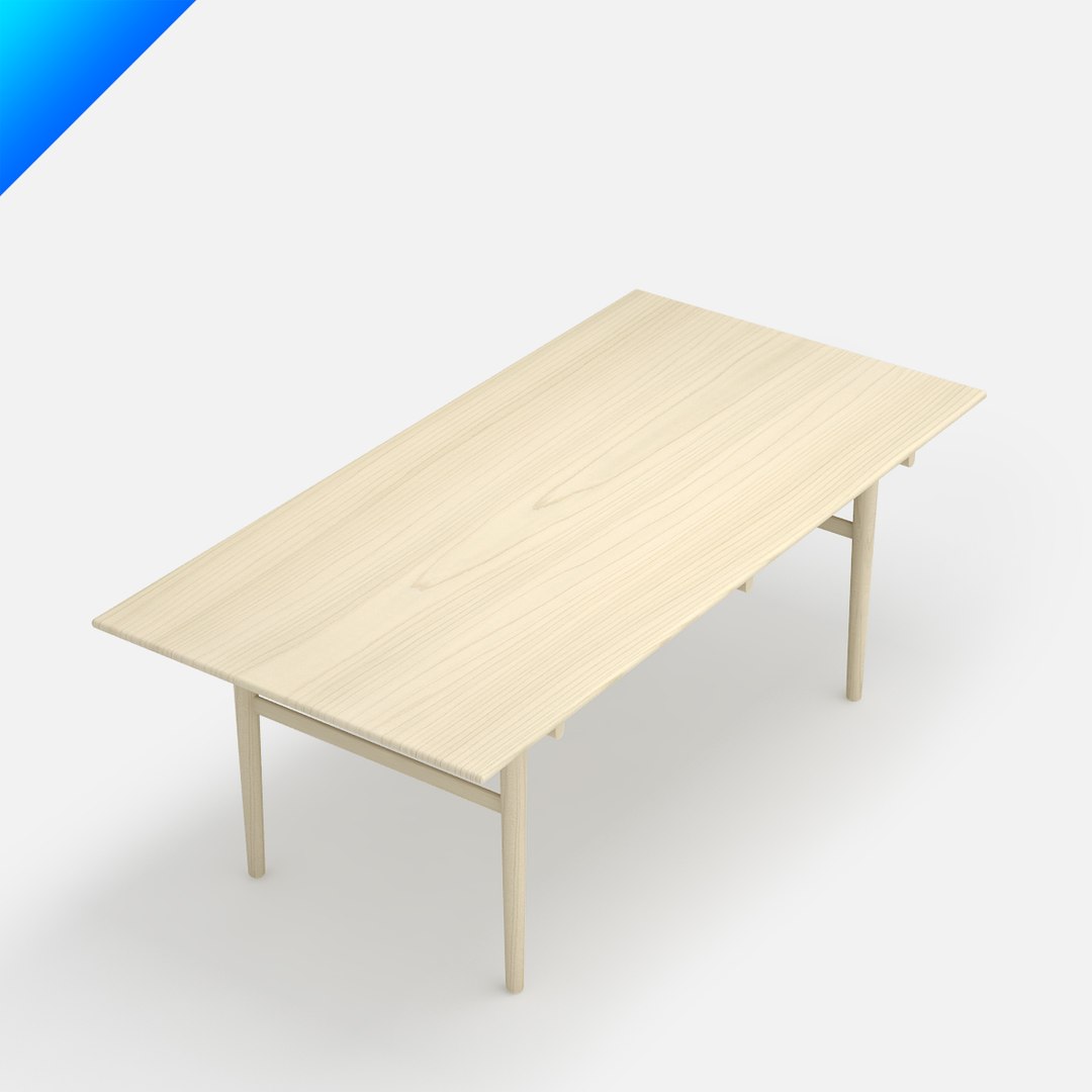 c4d ch327 table design hans wegner