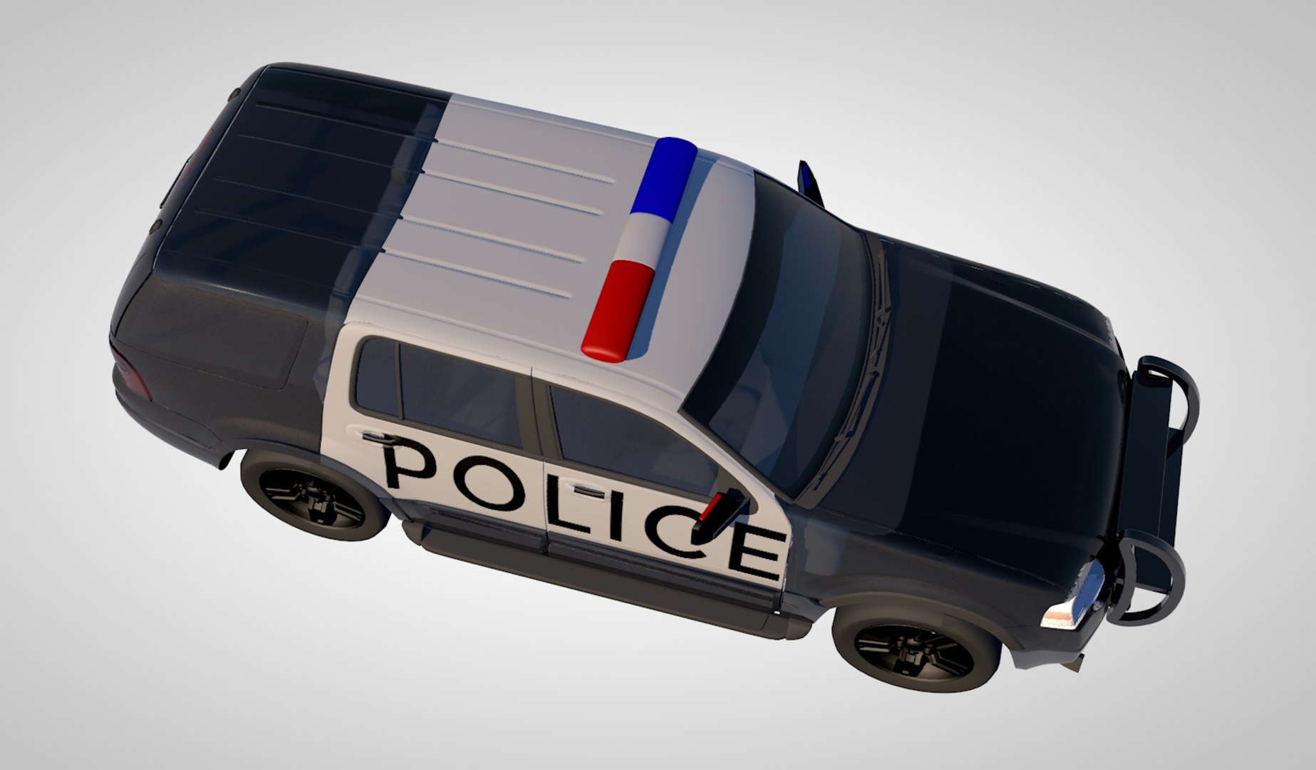 Police car 3D model - TurboSquid 1449126