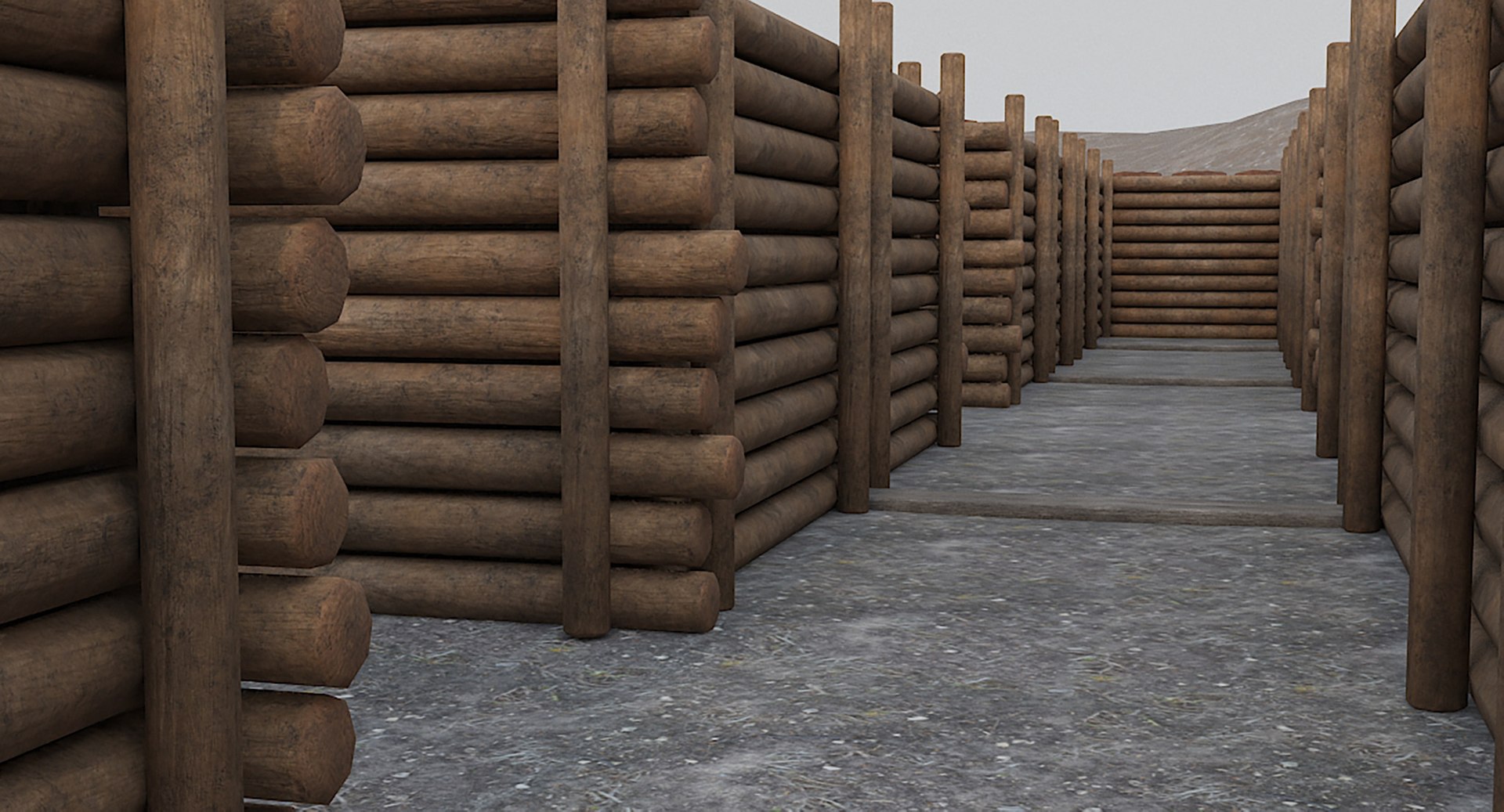 Modular Military Trenches 3D - TurboSquid 1739359