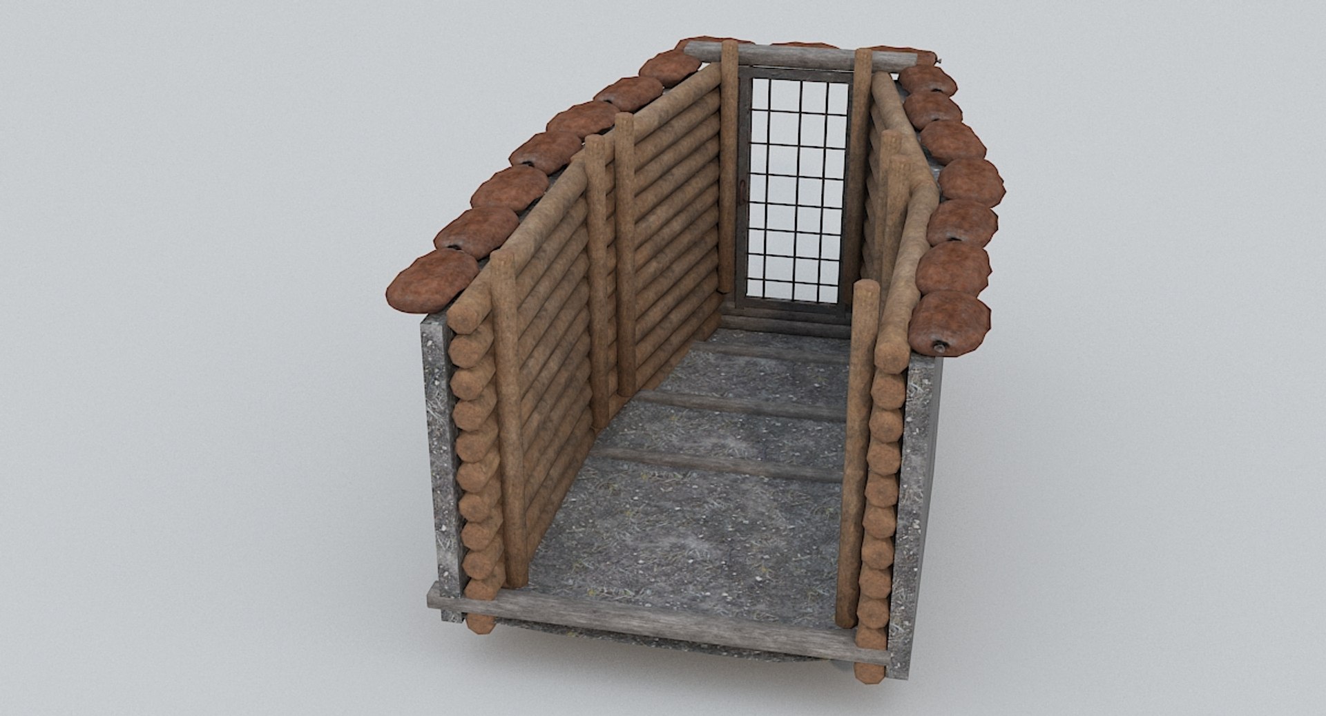 Modular Military Trenches 3D - TurboSquid 1739359