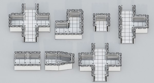 Modular Military Trenches 3D - TurboSquid 1739359