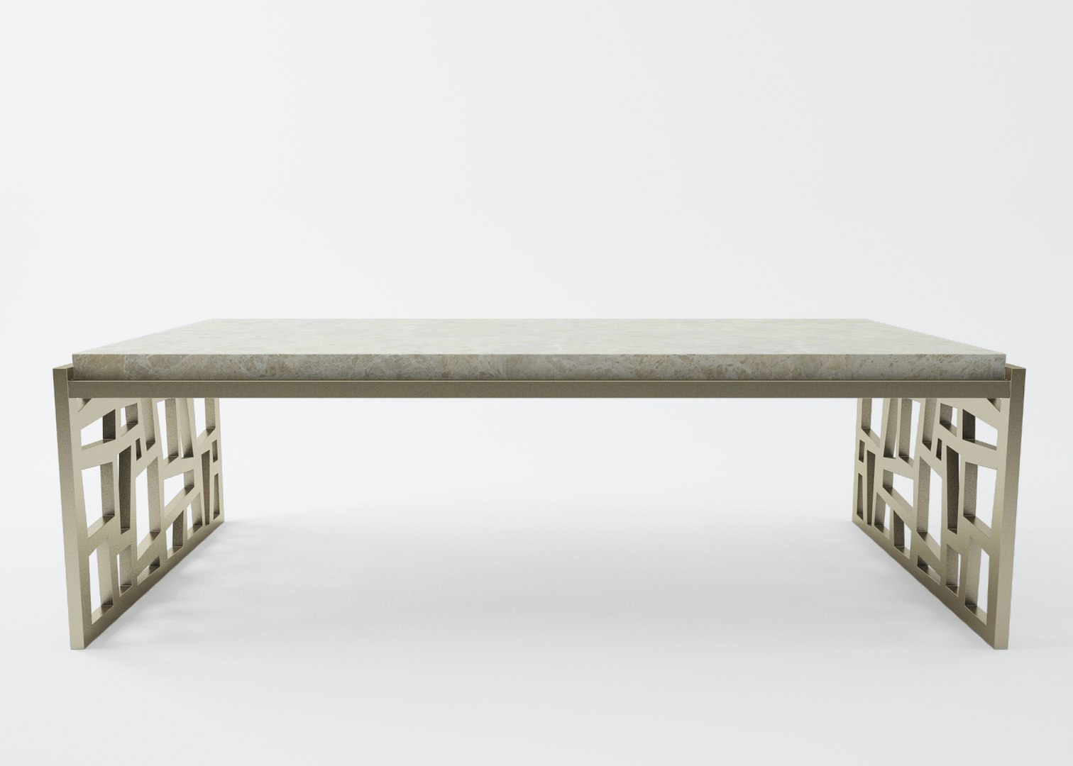 3d model gold deform table