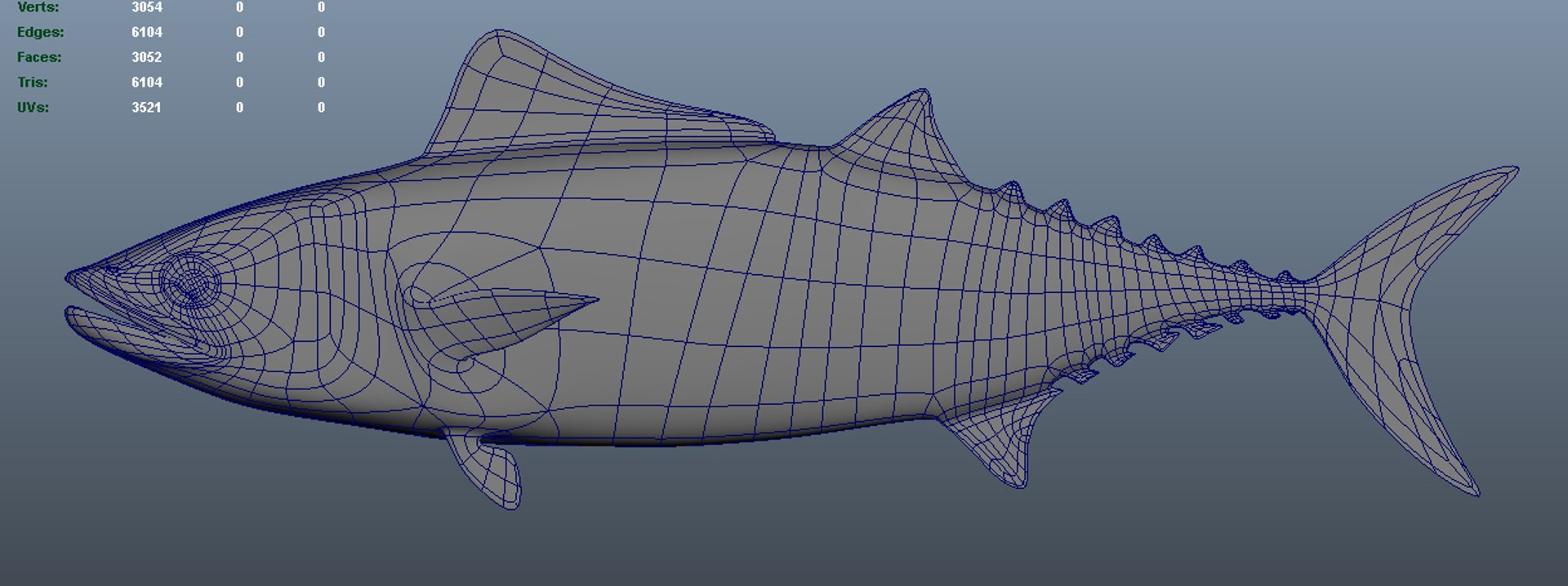 3D Striped Bonito - TurboSquid 1231223