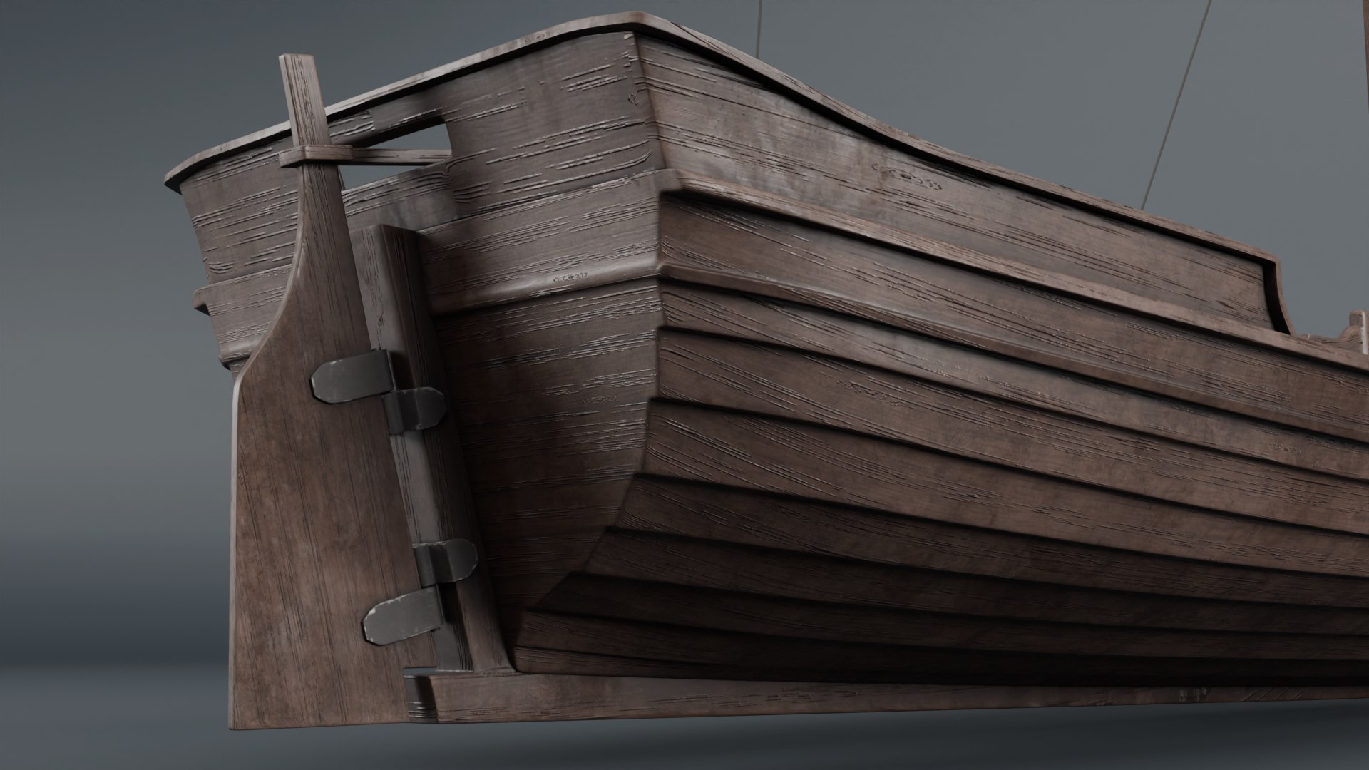 3D Medieval Lifeboat - PBR Material - TurboSquid 2253239