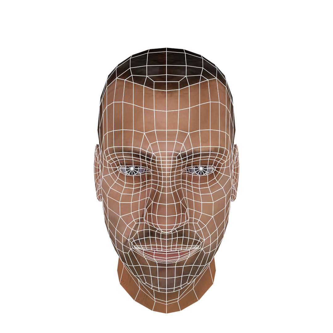 3d Male Head Model