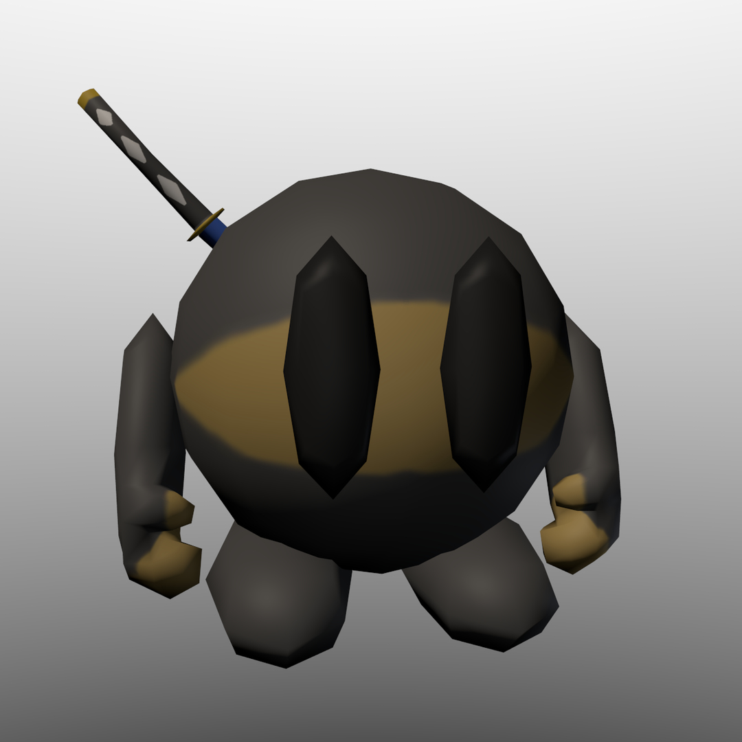 3d Max Cartoon Ninja Animations