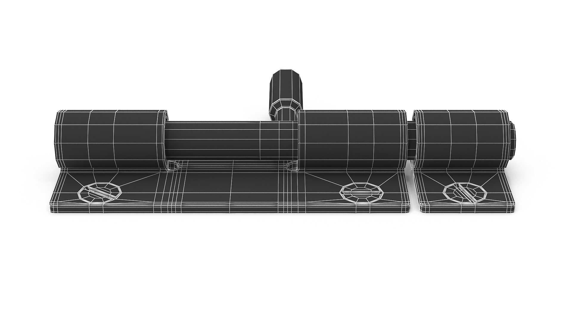 3D Door Sliding Lock - TurboSquid 1820762