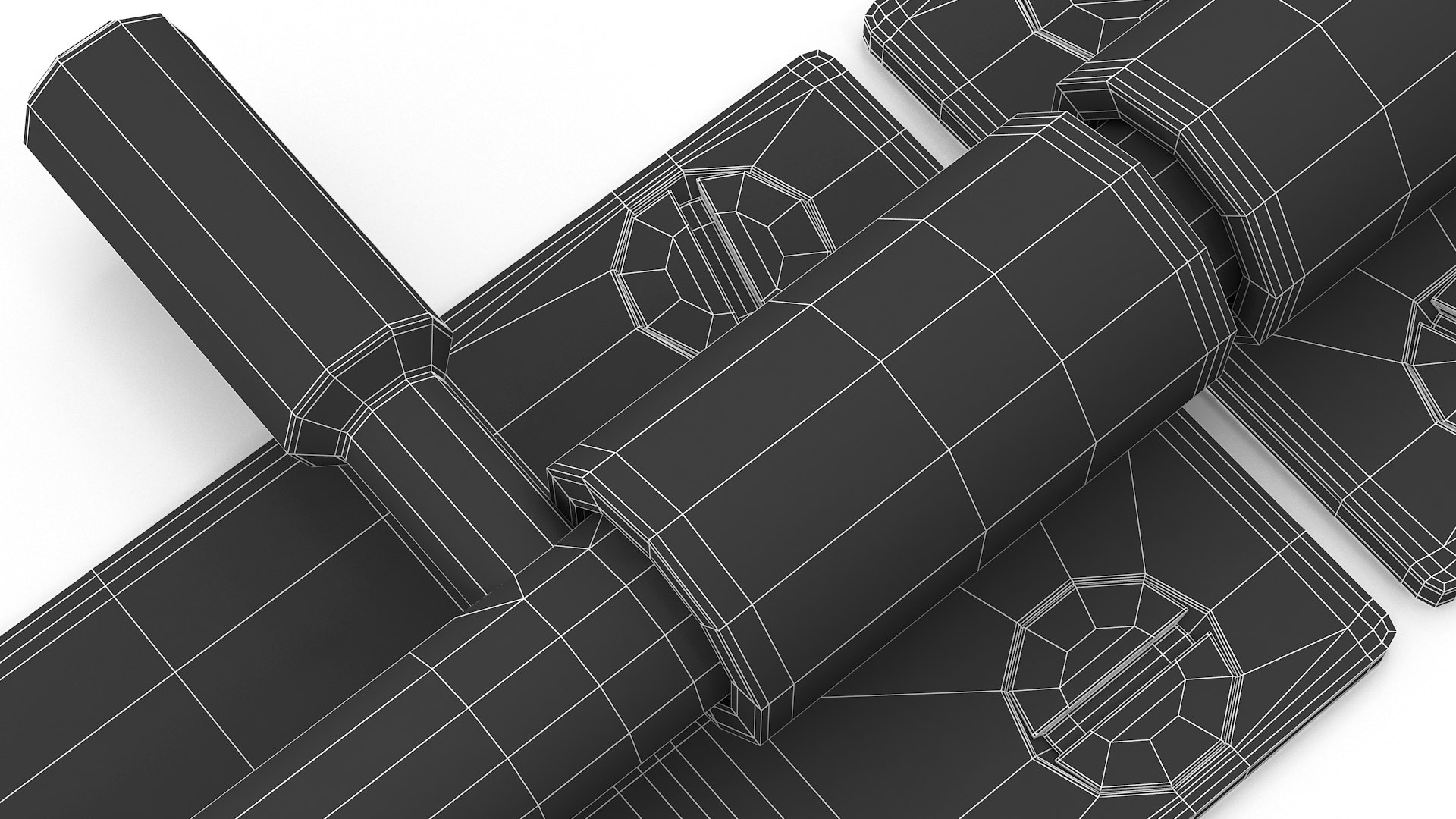 3D Door Sliding Lock - TurboSquid 1820762